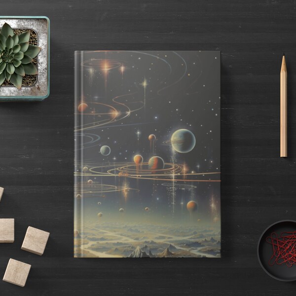 Outer Space Notebook - Etsy