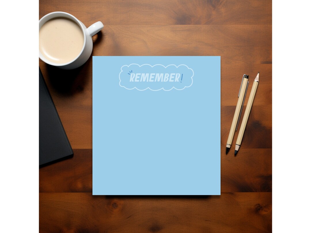 Remember Notepad Cute Notepad for Teachers Student Notepad Gift - Etsy