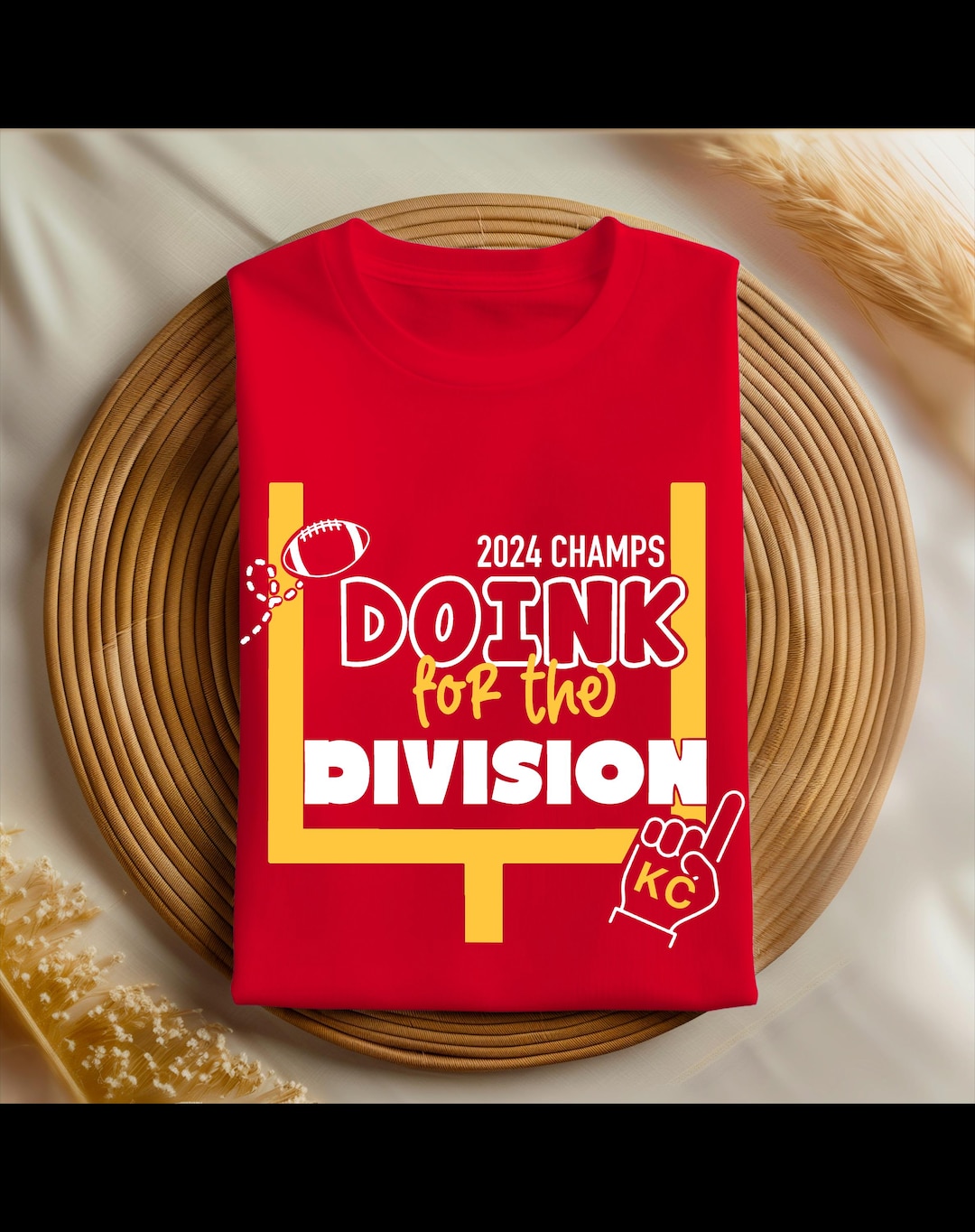 Doink for the Division 2024 Champs KC Chiefs Fieldgoal Post Tshirt - Etsy