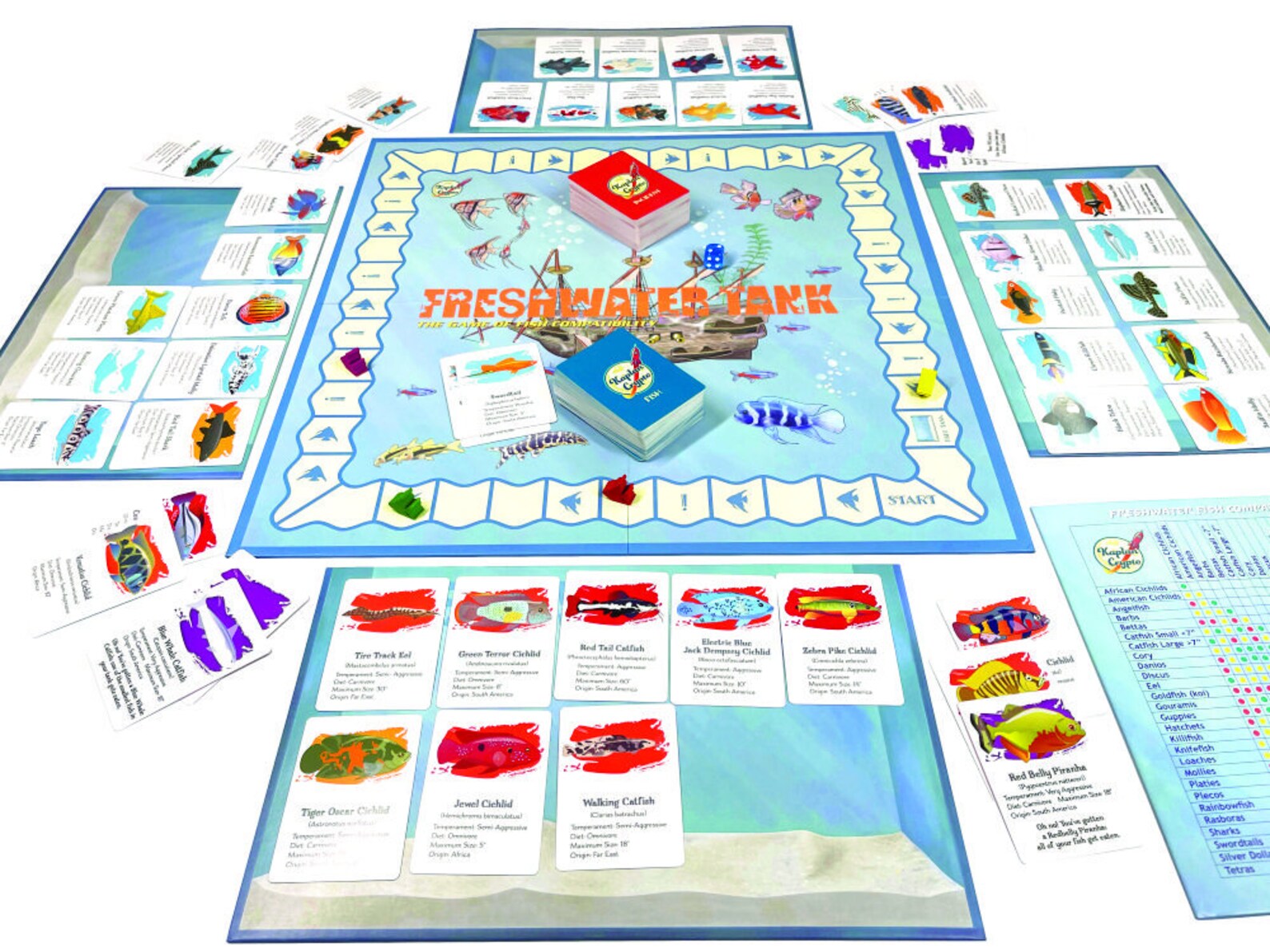 Freshwater Tank: the Game of Fish Compatibility Board Game | Designed ...