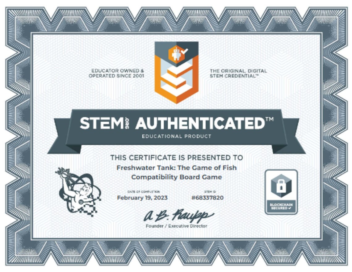 Freshwater Tank: the Game of Fish Compatibility Board Game | Designed ...