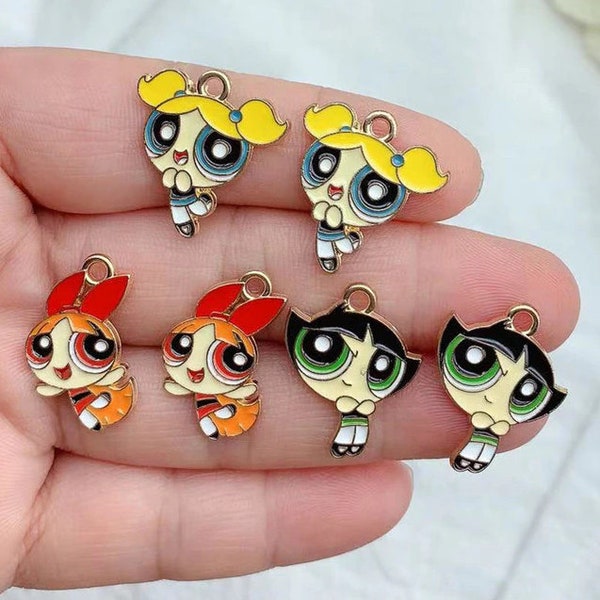 Powerpuff Girls Keychain - Etsy