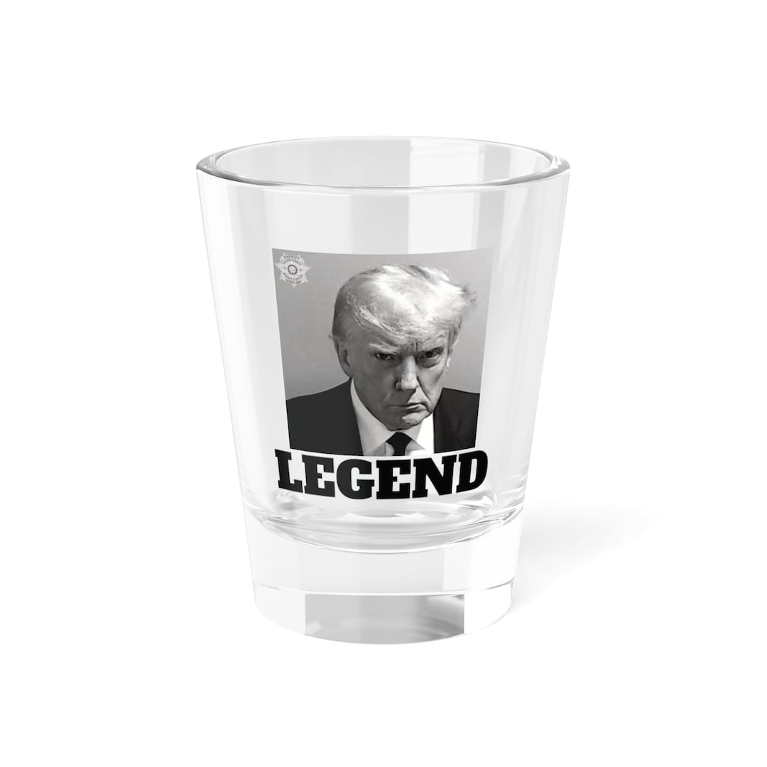 Trump Mug Shot Shot Glass, 1.5oz - Etsy