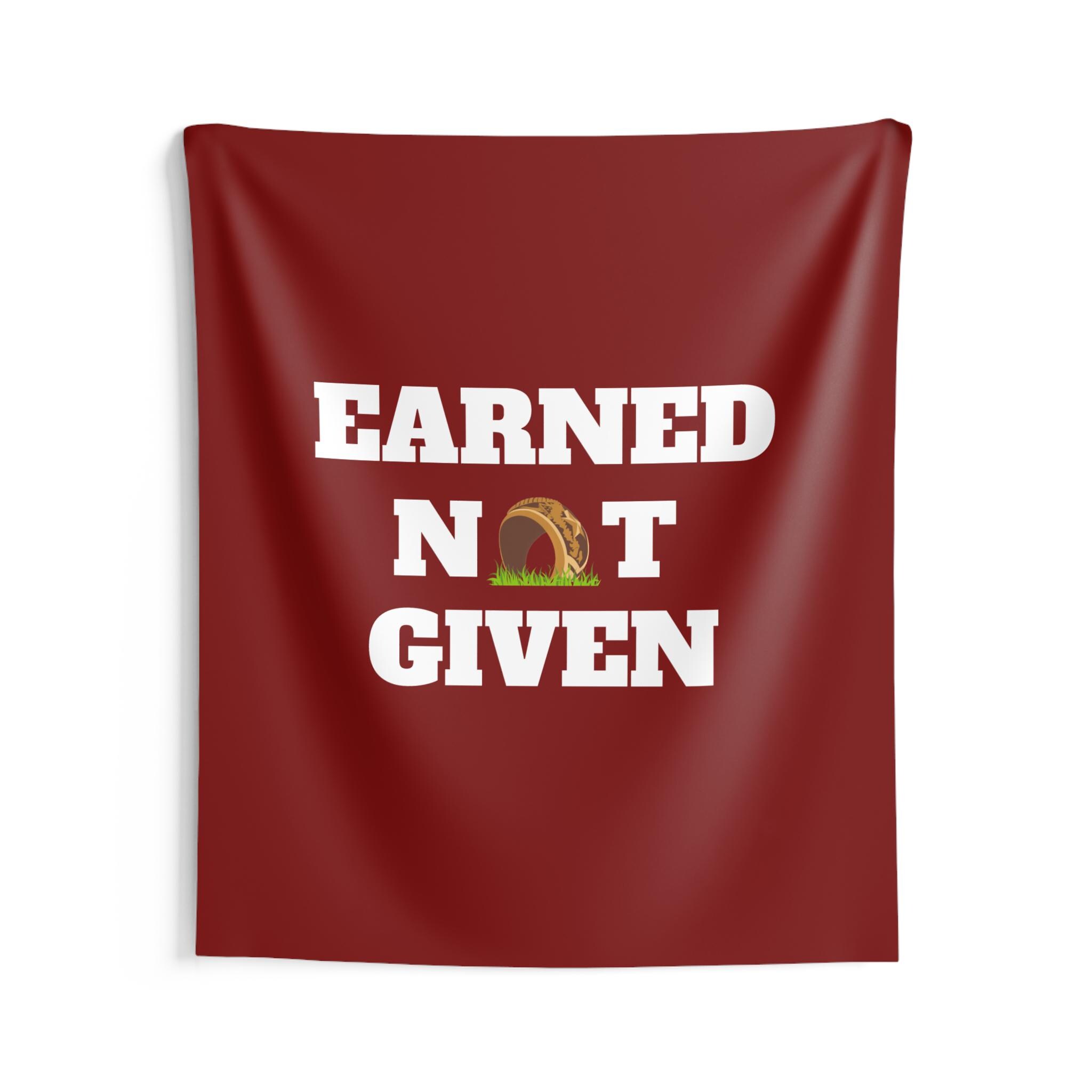 EARNED NOT GIVEN Aggie Ring Day Wall Tapestry - Etsy
