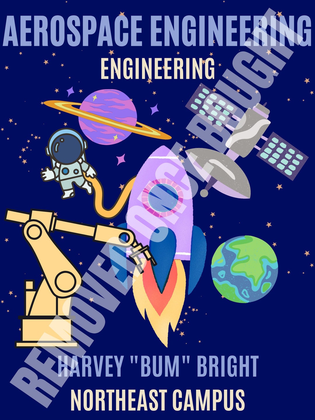 Texas A&M Aerospace Engineering Major Poster - Etsy