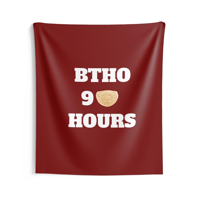BTHO 90 HOURS Aggie Ring Day Wall Tapestry - Etsy