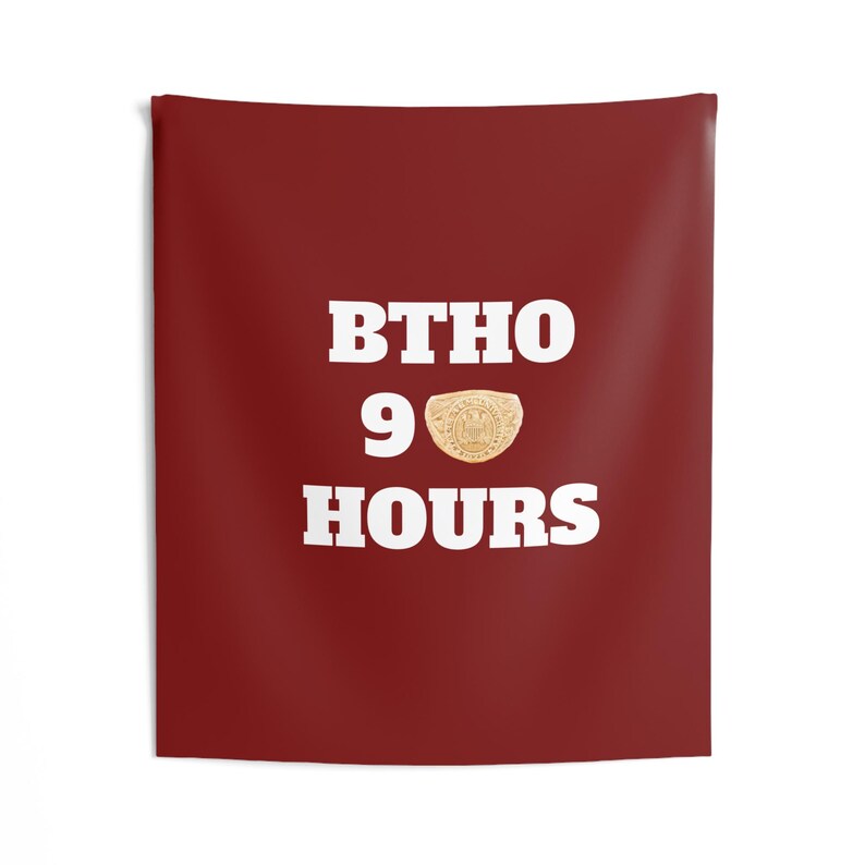 BTHO 90 HOURS Aggie Ring Day Wall Tapestry - Etsy