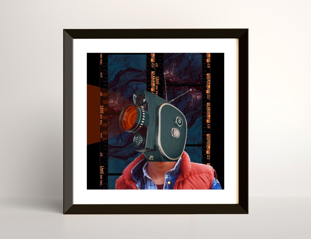 The Science Fiction Fan by Isaac Wolfe (digital Collage Art, Retro Art ...