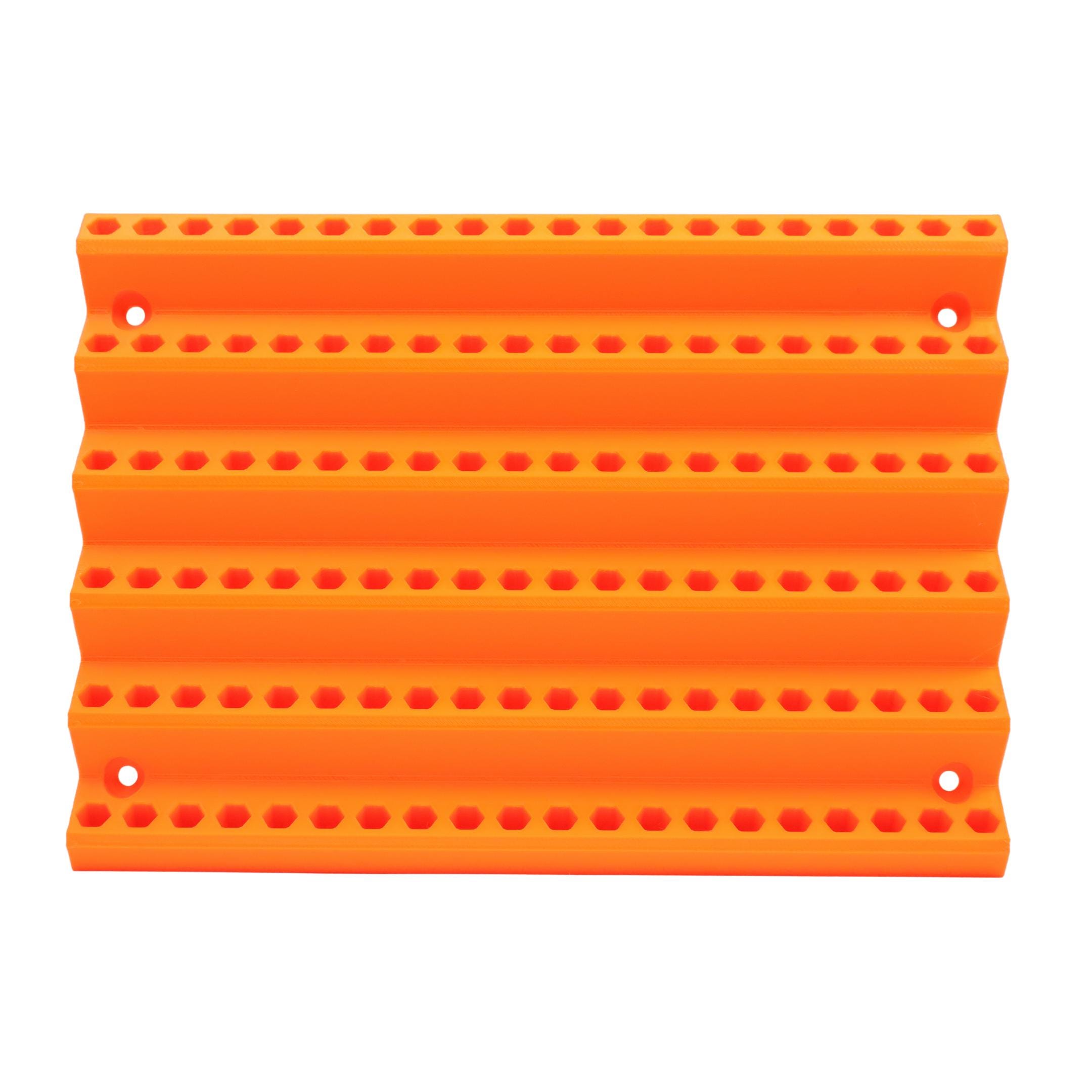 Wall Mounted Hex Bit Holder | Drill Bit Organizer for 30, 60, 90, 120 ...