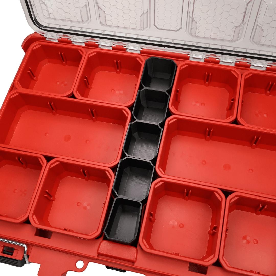 Milwaukee Low-profile Packout Center Bin Set (style 5 – 5 Bins) | Small ...