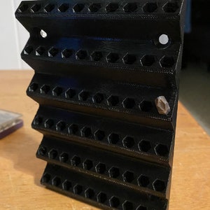 Wall Mounted Drill Bit Organizer | 60 Slots | Hex Bits Holder | Storage ...