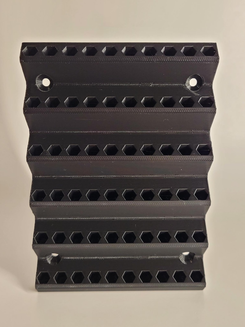 Wall Mounted Drill Bit Organizer | 60 Slots | Hex Bits Holder | Storage ...