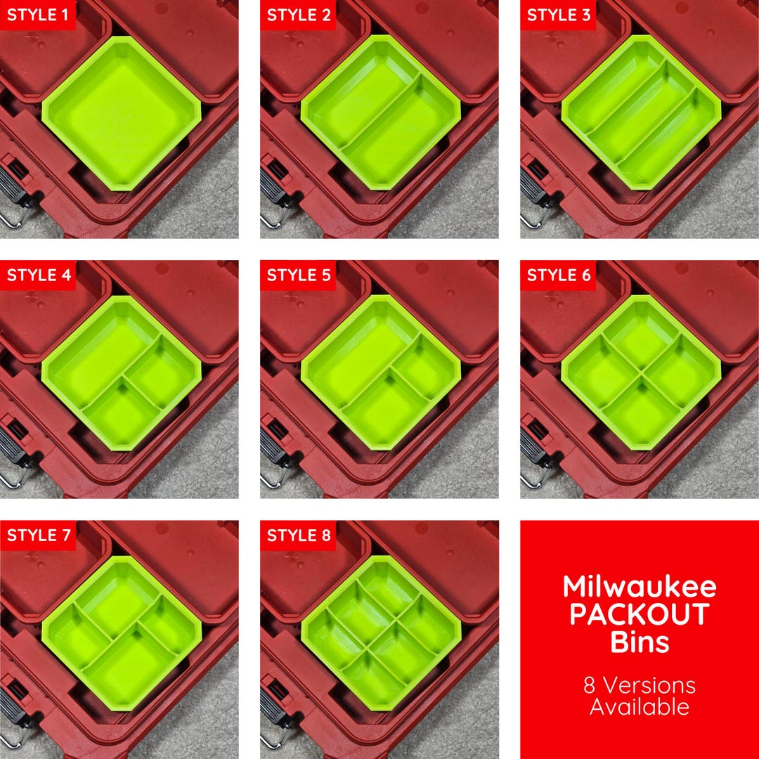 Milwaukee PACKOUT Inserts | for Low-profile Organizers | Gift for Him ...