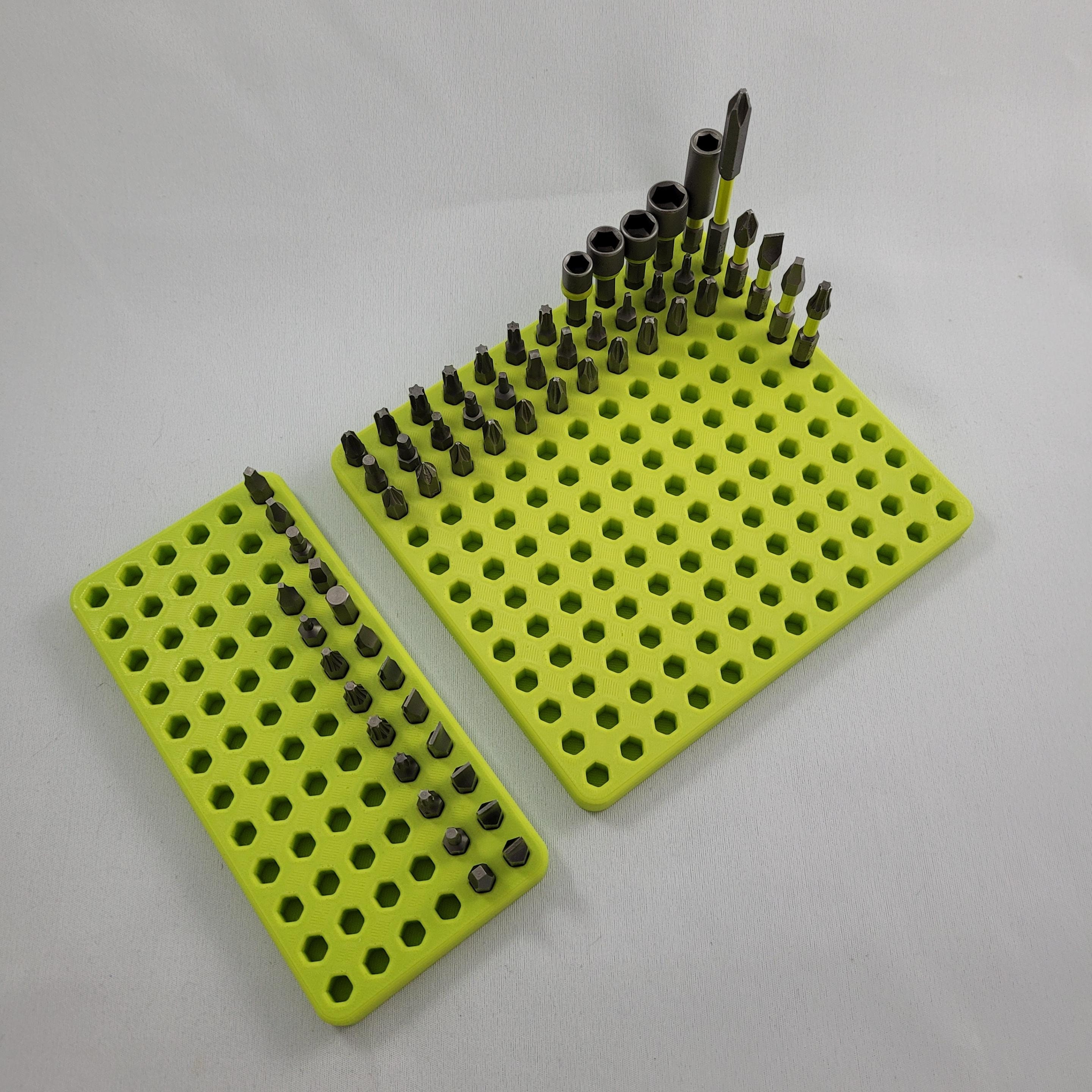 Drill Bit Organizers 72 Slot or 144 Slot Hex Bit Holder for Tool Box, Storage for Drillbits ...