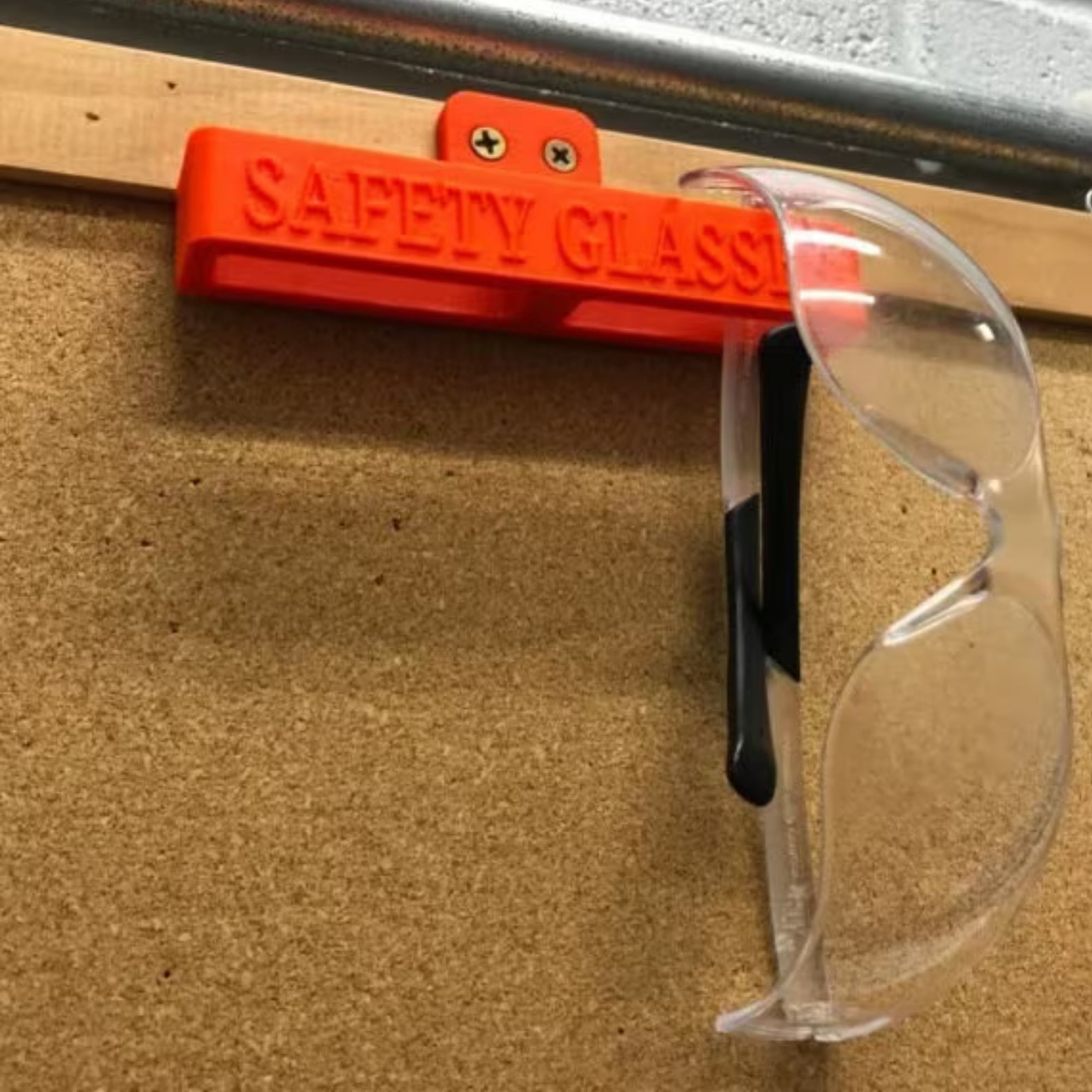 Safety Glasses Holder Wall Mounted Safety Glasses Storage Job Site ...