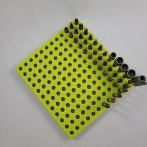 Hex Bit Organizer 144 Slots Drill Bit Holder for Tool Chest Storage for Drillbits & Hexbits ...