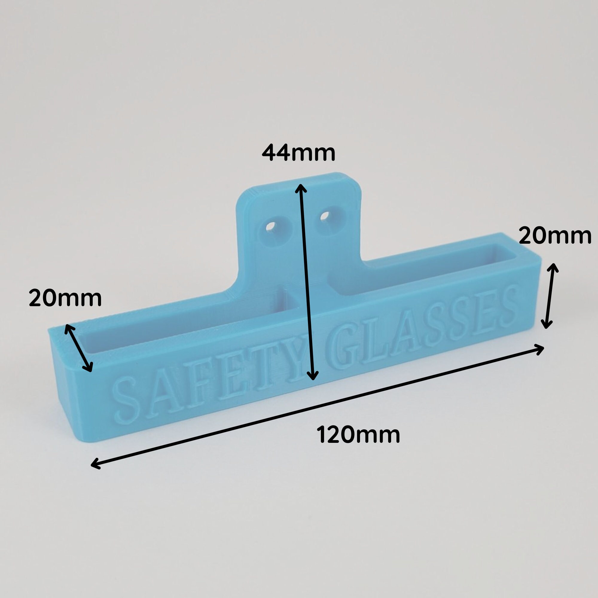 Safety Glasses Holder Wall Mounted Safety Glasses Storage Job Site ...