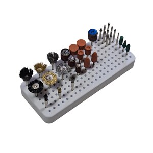 Workbench Organization Made Easy: Proxxon/dremel Bit Holder With 168 ...