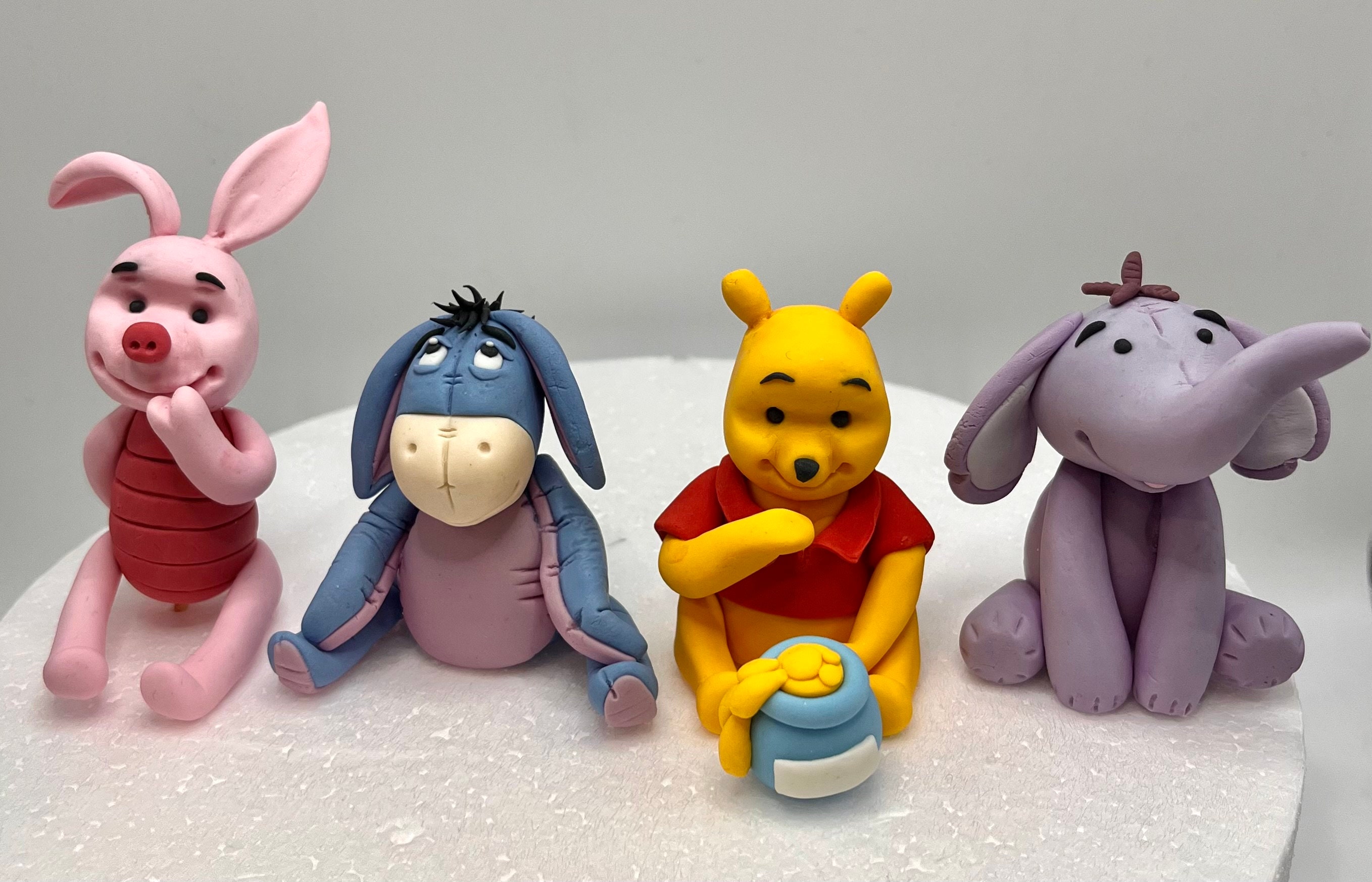 Fondant Winnie the Pooh Cake Topper ,birthday Cake Topper - Etsy