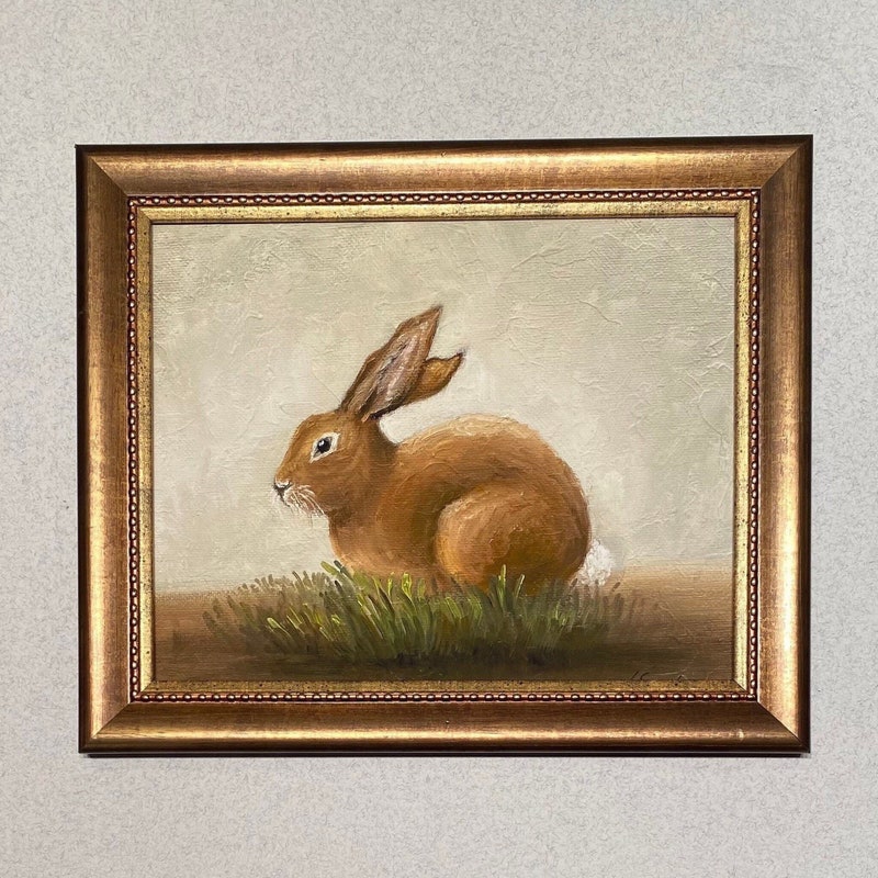 Rabbit Art - Etsy