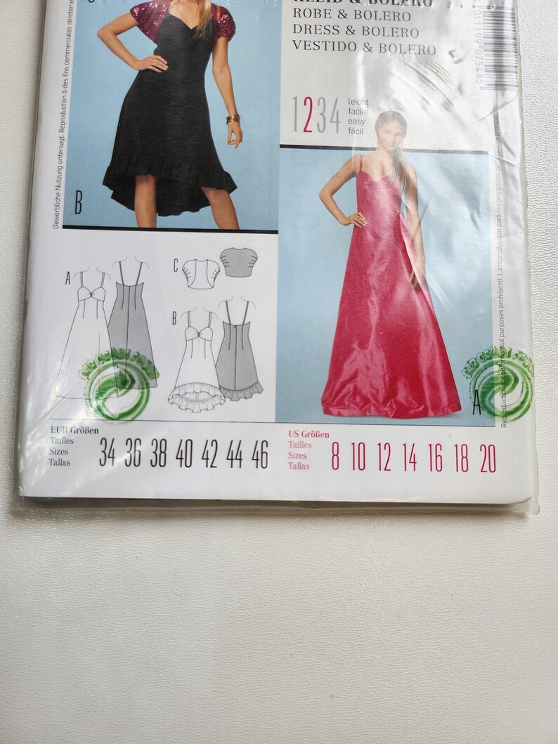 Sewing Pattern Burda Burda Pattern Dress Pattern 7548 - Etsy