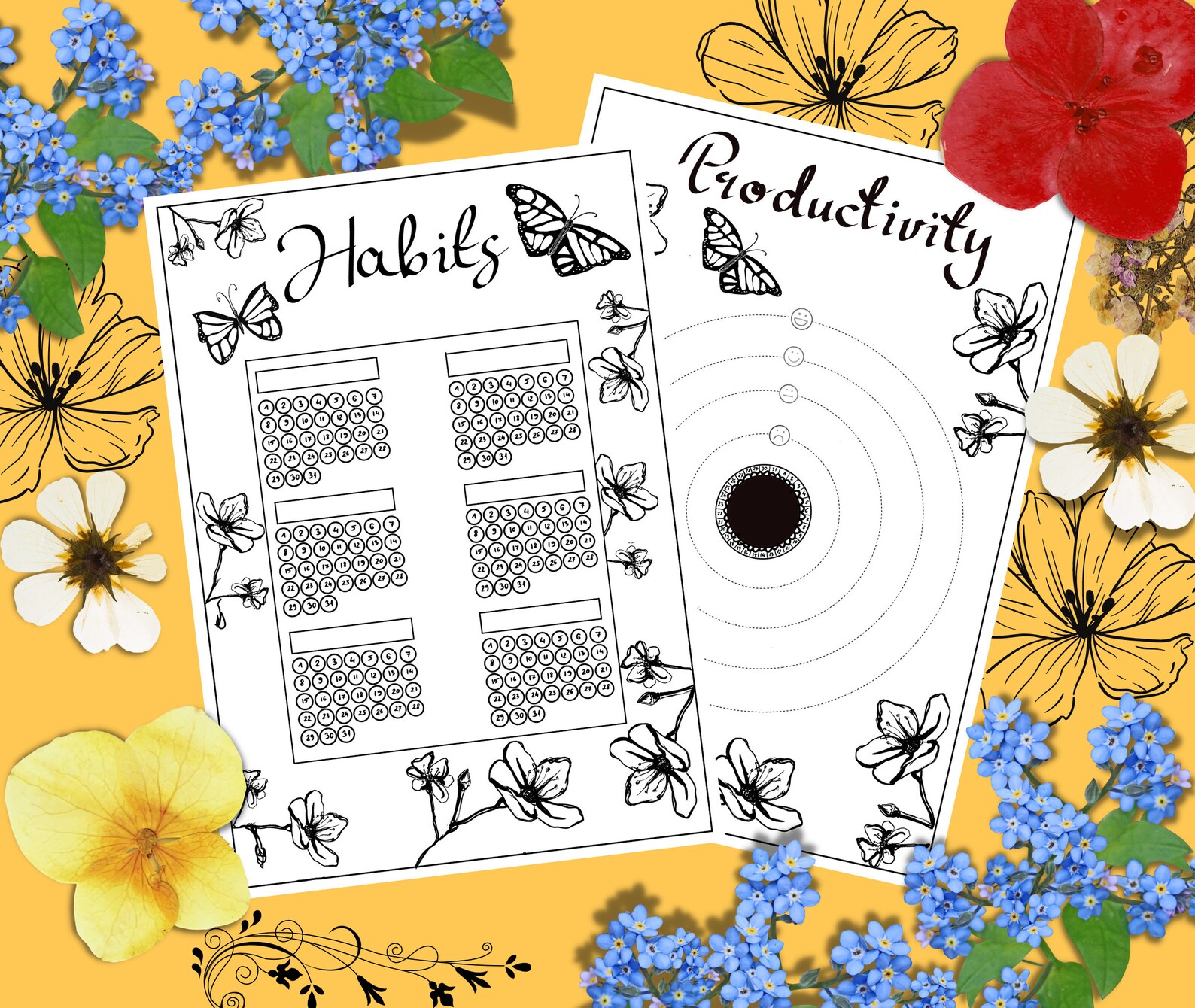 Bullet Journal Bundle May 2023 Hand-drawn To-do Planner - Etsy