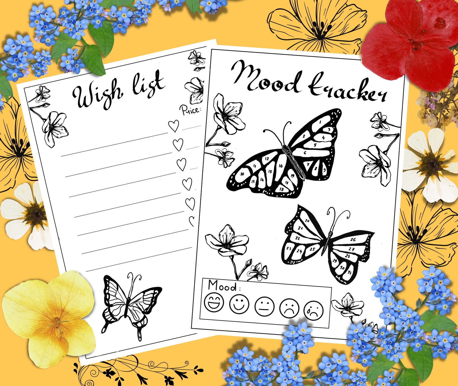 Bullet Journal Bundle May 2023 Hand-drawn To-do Planner - Etsy