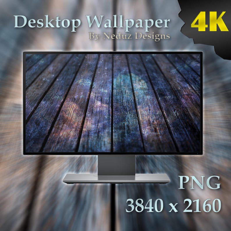 Rustic Wooden Plank 4K Desktop Wallpaper: Nature Scapes (PNG Digital ...