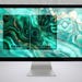Malachite Desktop Wallpaper Organizer: Green & Gold (digital Download ...