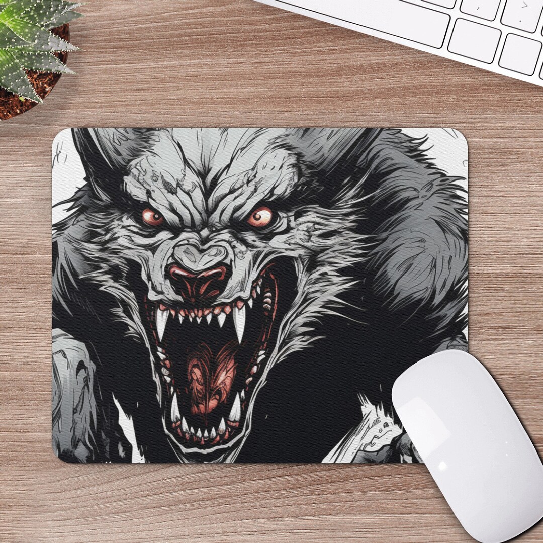 Neduz Custom Printed Werewolf Mouse Pad With High-definition Imagery ...