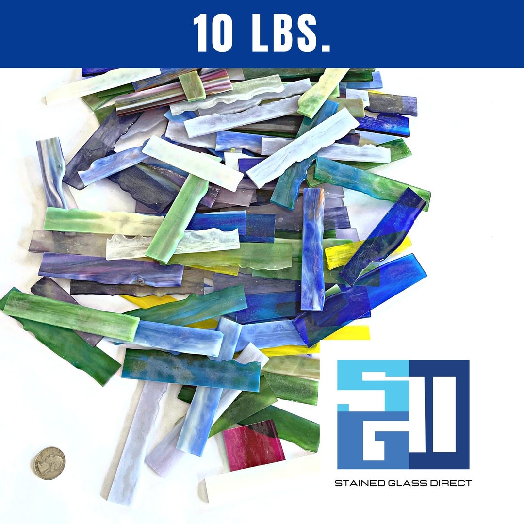 Scrap Stained Glass Ends - Etsy