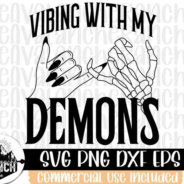 Demon Svg Png - Etsy UK