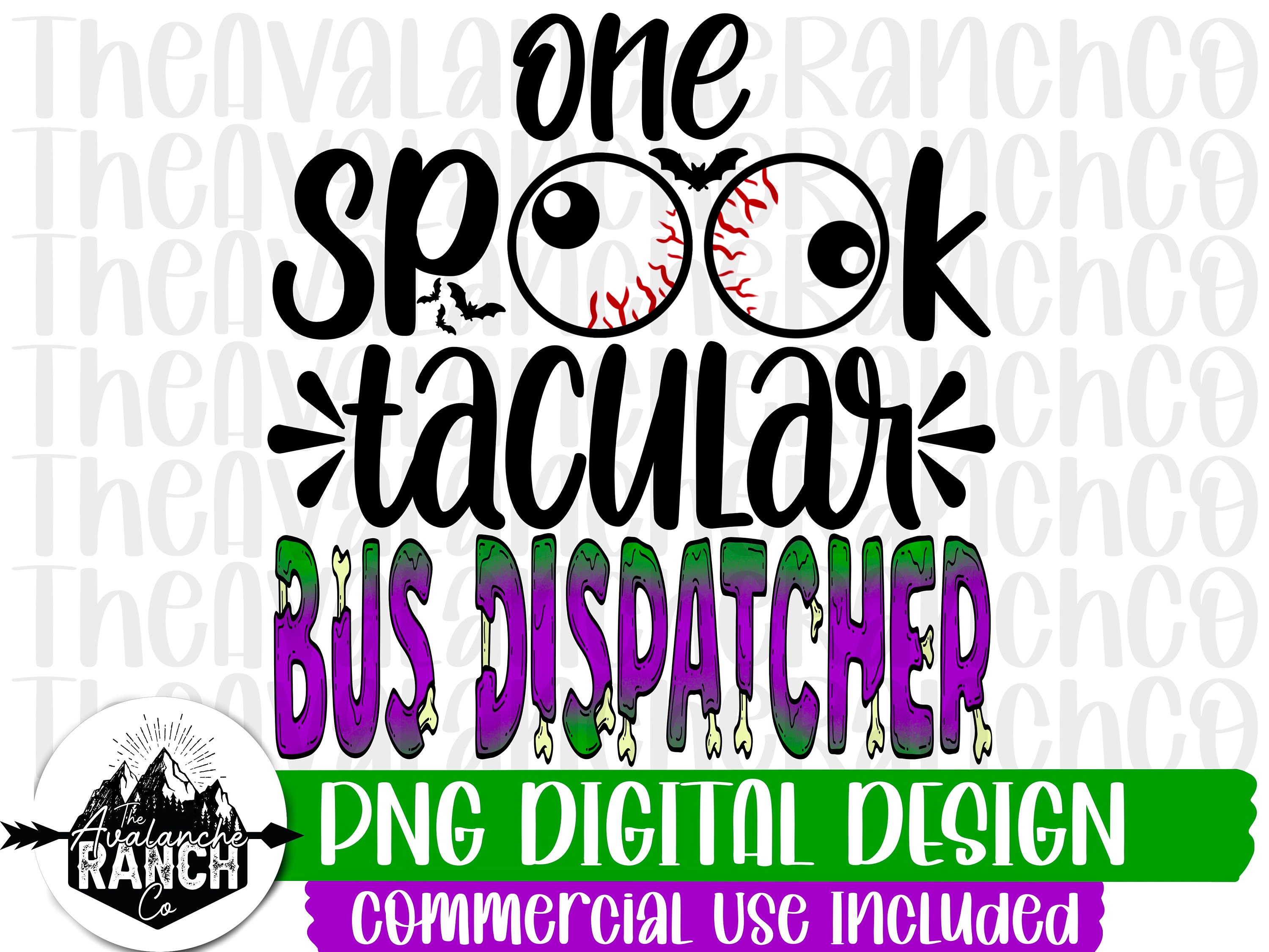 One Spooktacular Bus Dispatcher Png Halloween Png - Etsy