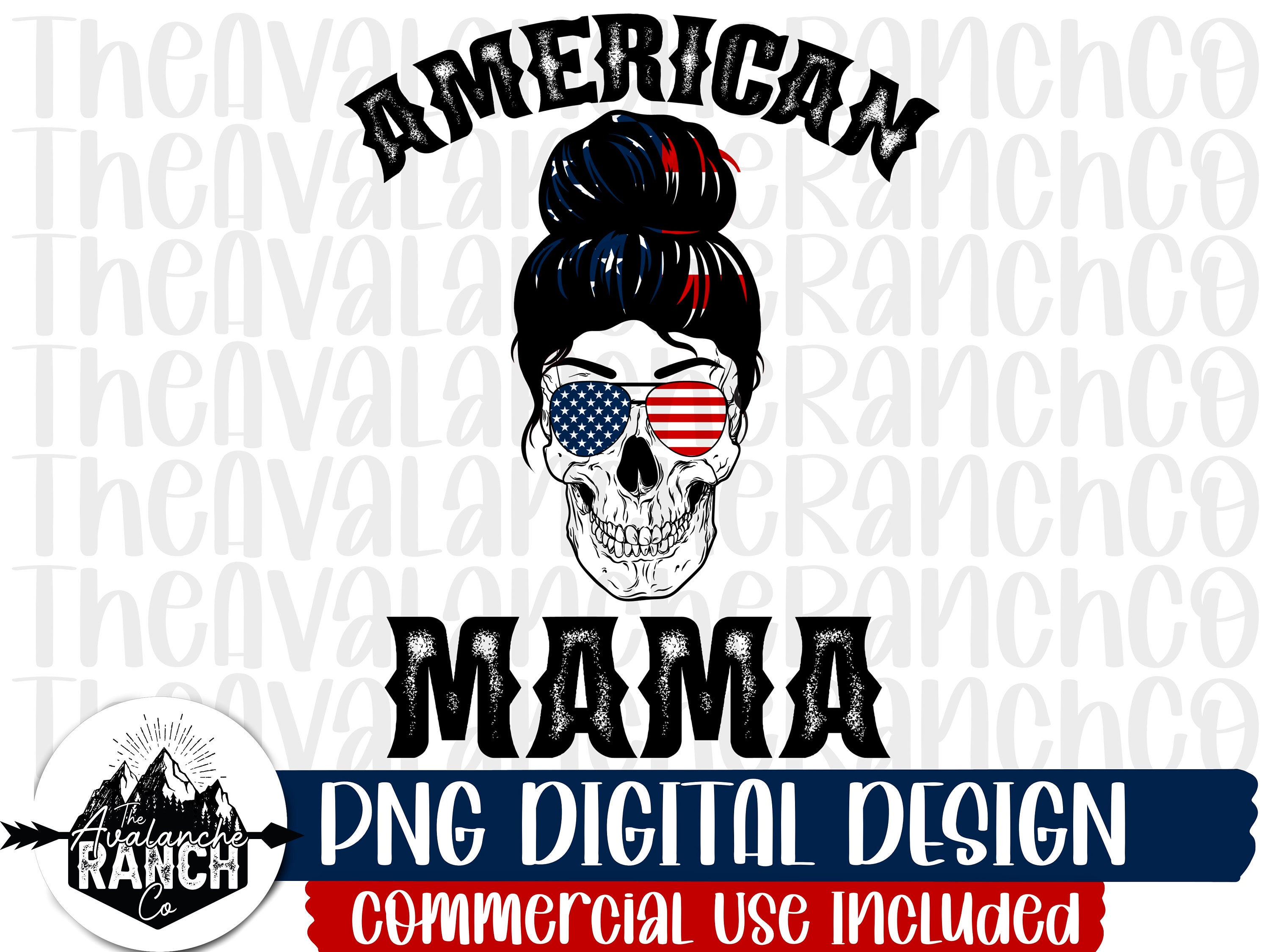 American Mama Png Fourth of July Png Sublimation Designs - Etsy