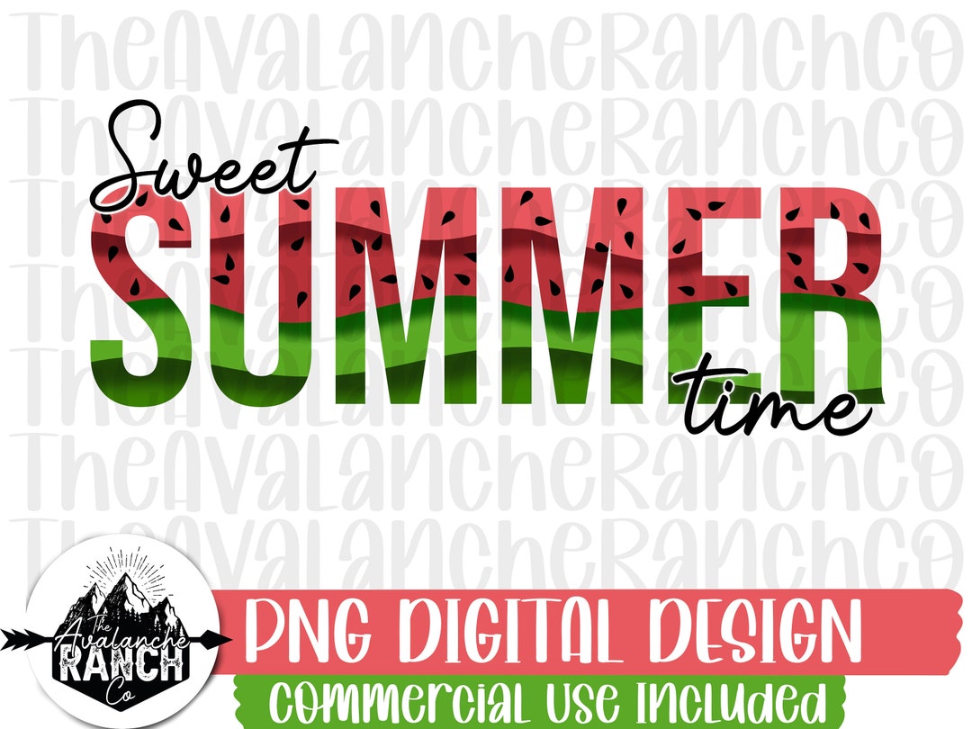 Sweet Summer Time Png, Summer Png, Sublimation Designs Downloads ...
