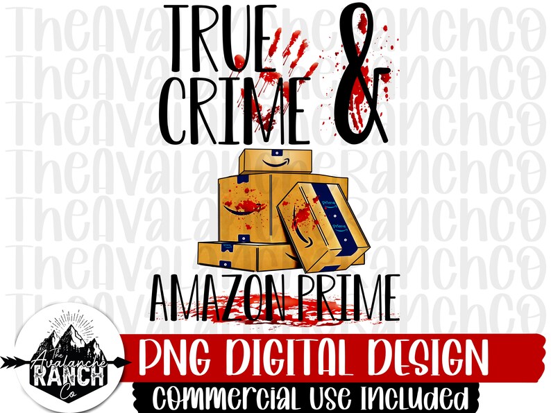 True Crime and Amazon Prime Png Sublimation Designs - Etsy