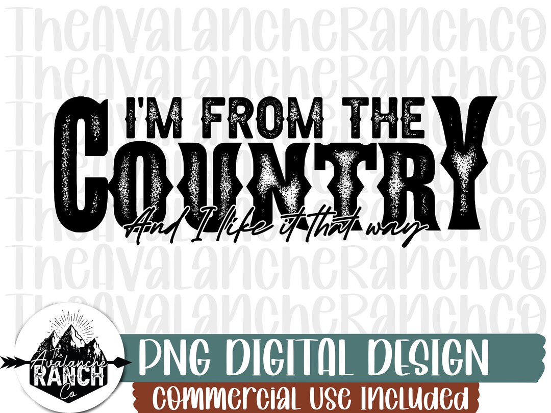 I'm From the Country and I Like It That Way Png, Country Png ...