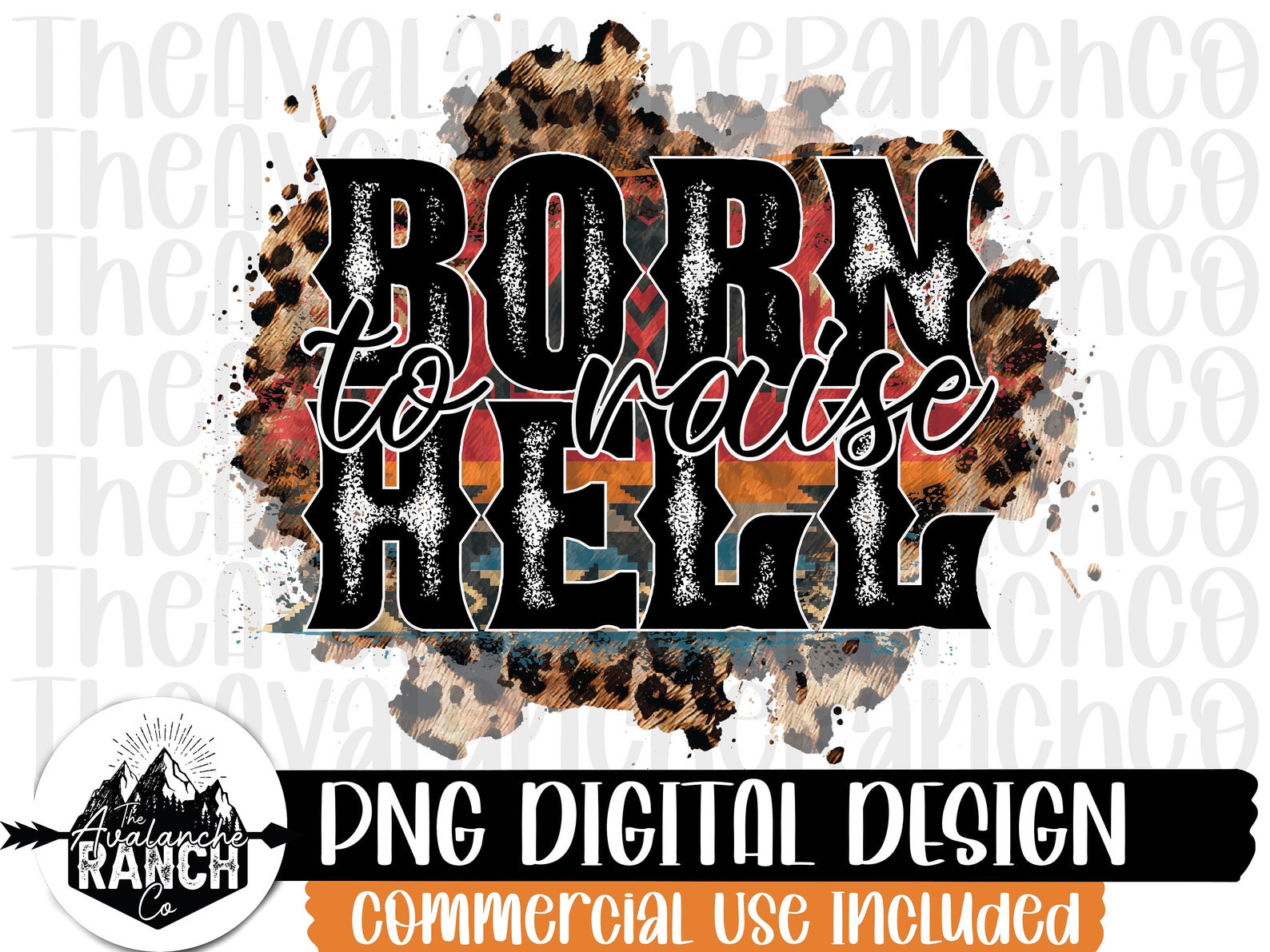 Born to Raise Hell Png Sublimation Designs Downloads Country - Etsy