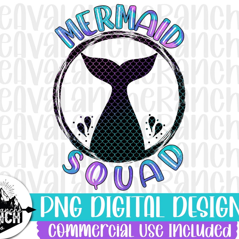 Mermaid Squad - Etsy