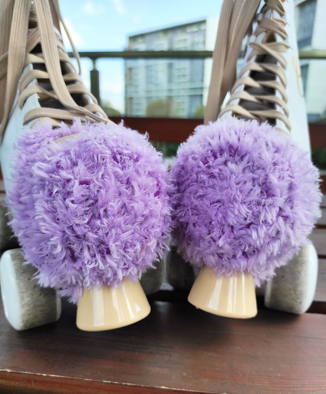 Handmade Quad Skates Crochet Colored Toe Puffs Gift for - Etsy