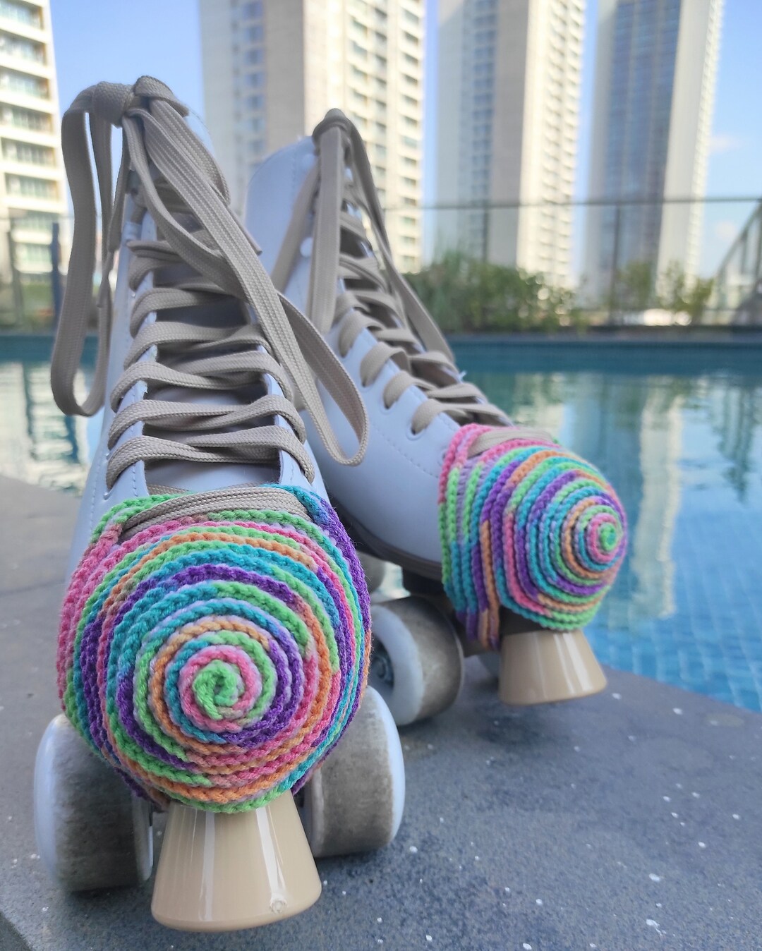 Handmade New Collection Quad Skates Lollipop Crochet Skate Covers,be ...