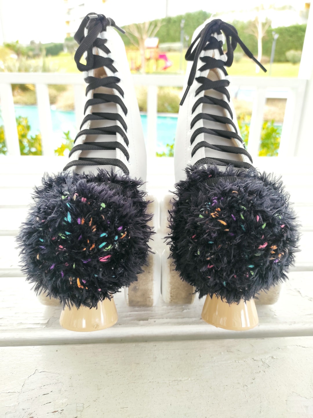 Handmade Quad Skates Crochet Colored Toe Puffs ,toe Snouts Accessories ...