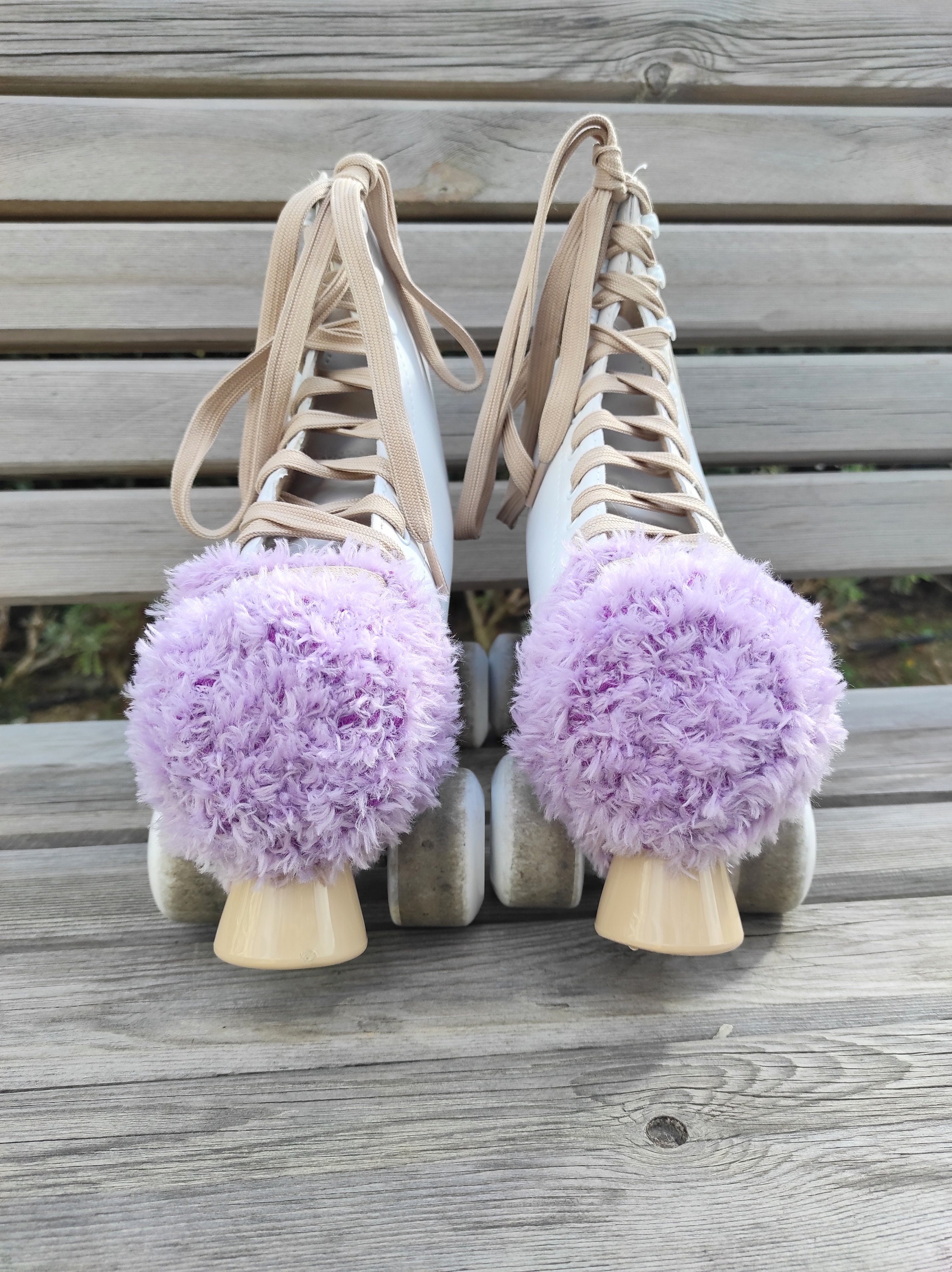 Handmade Quad Skates Crochet Colored Toe Puffs Gift for - Etsy