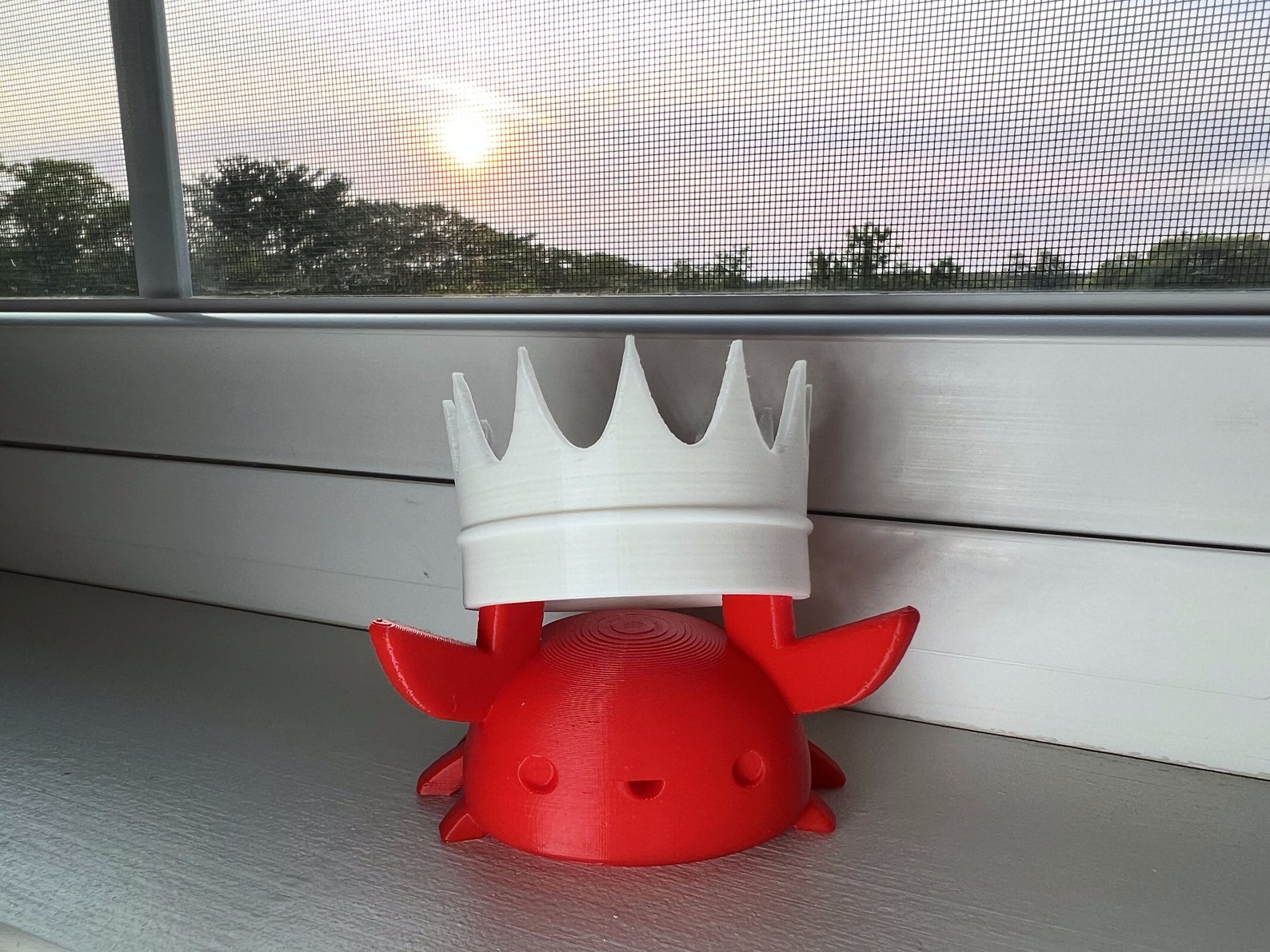 3D Printed Crab Pen Holder Adorable Desk Organizer Unique Stationery ...