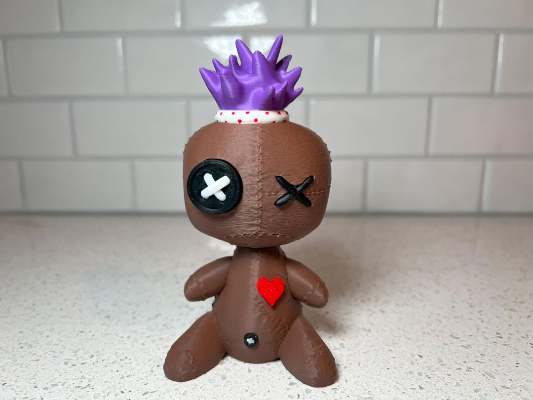 Spooky Voodoo Doll Sculpture – Witchcraft Altar & Gothic Oddities Gift ...