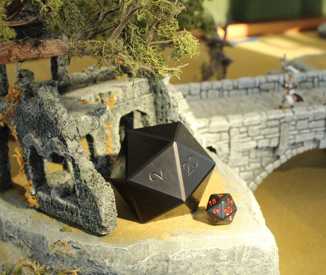 60mm Aluminum Machined D20 W/ Optional Mace Handle - Etsy