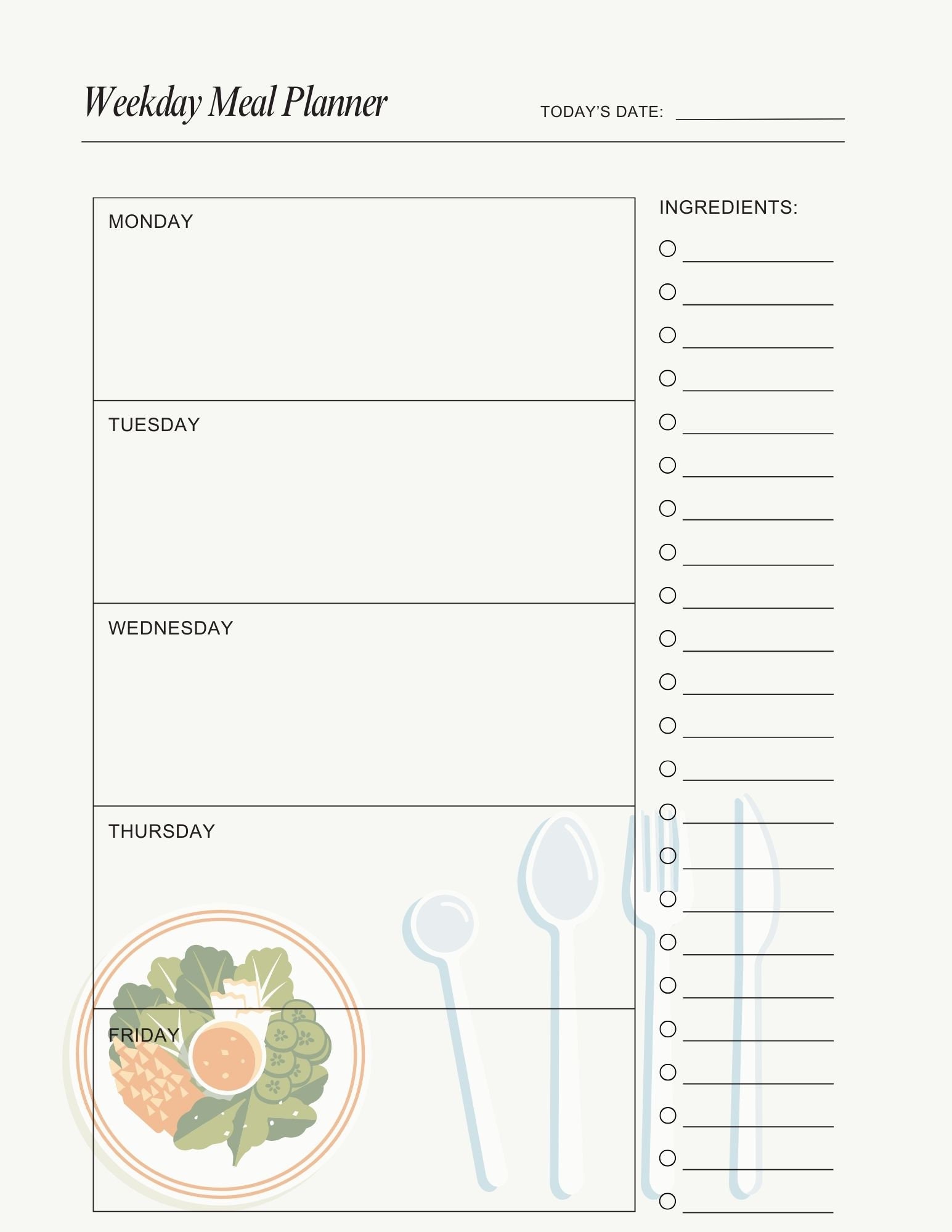 Personalized Workout and Meal Planner Journal Achieve Your Fitness ...
