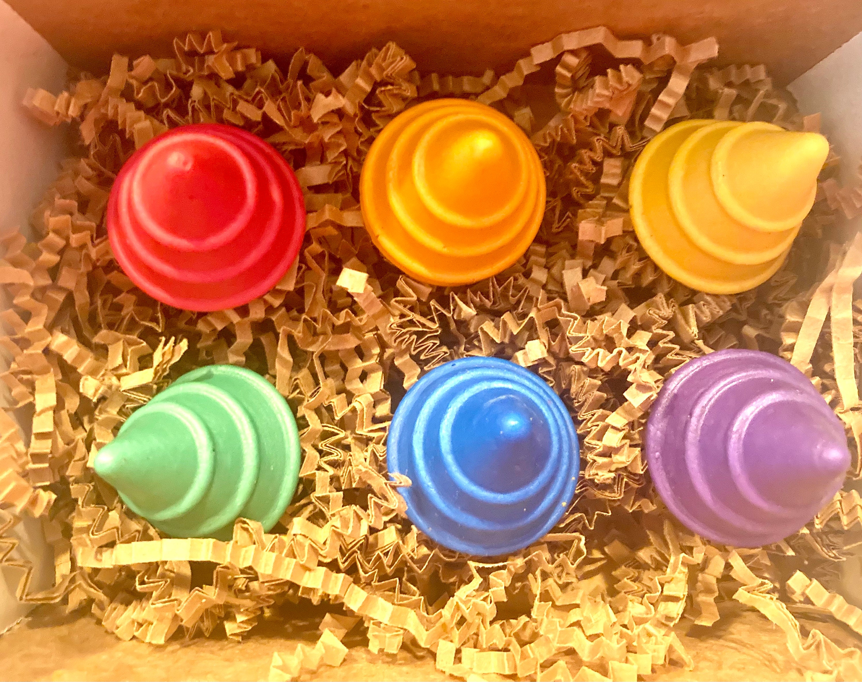 100% Organic, Traffic Cone Crayons With Non-slip Ridges. the Perfect ...