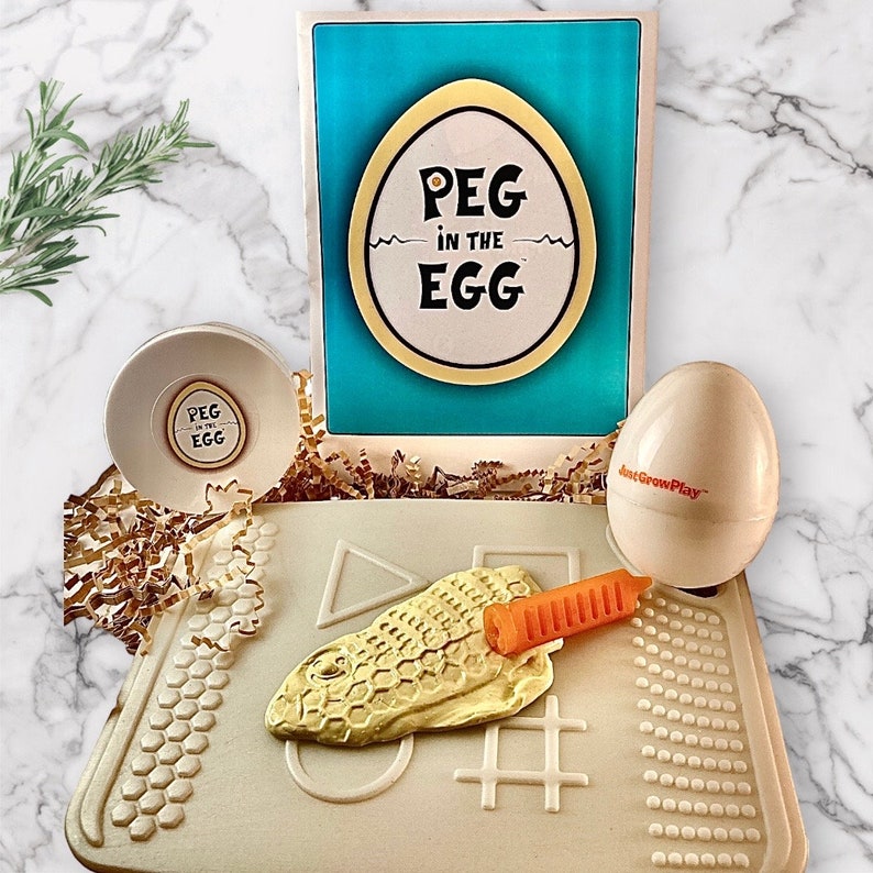 Sensory Putty Tool Play Kit Peg in the Egg® Bundle Medium Peg & Board ...