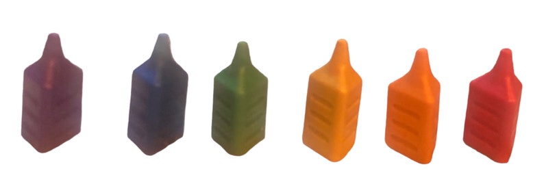 100% Organic, 1" Triangle Crayons With Non-slip Ridges. the Perfect ...